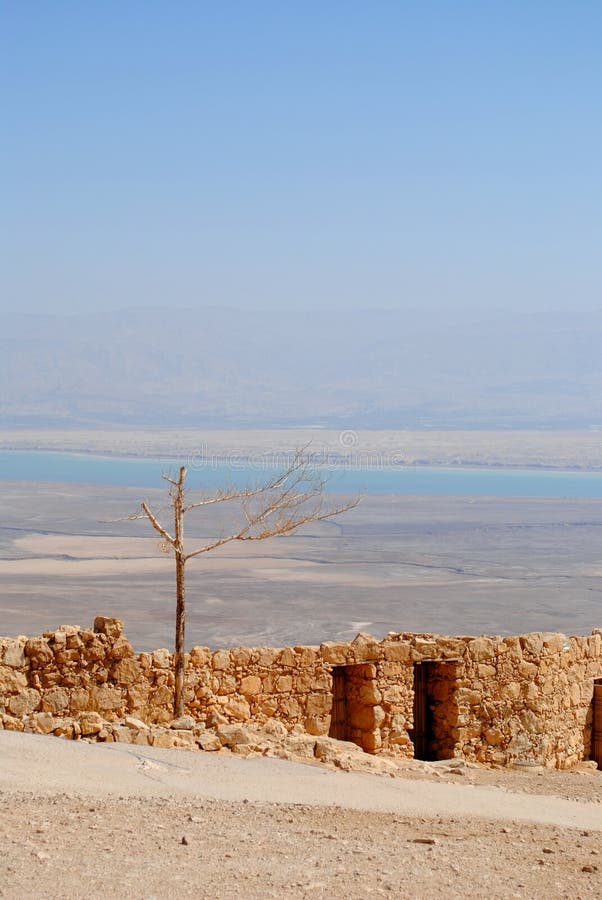 Masada stock photo. Image of horizon, ancient, site, dead - 18703924