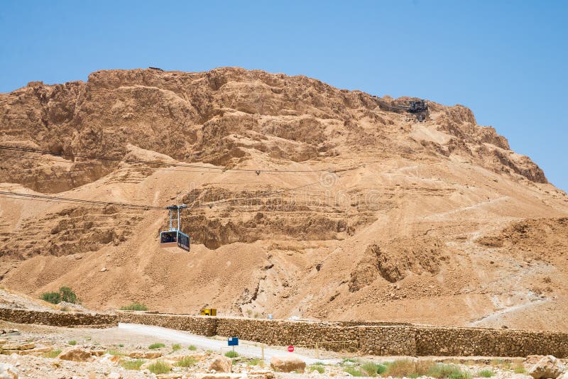 Masada in Israel stock photo. Image of complex, famous - 76321868