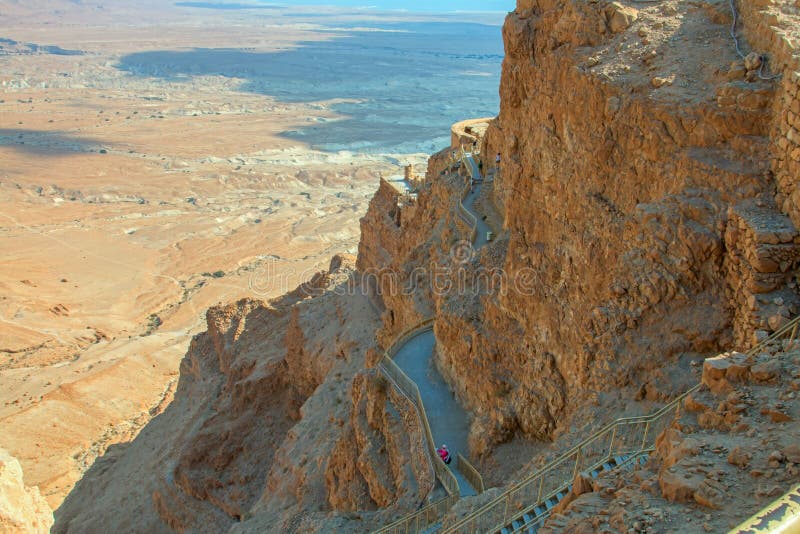 Masada stock photo. Image of mount, fastness, desert - 91045488