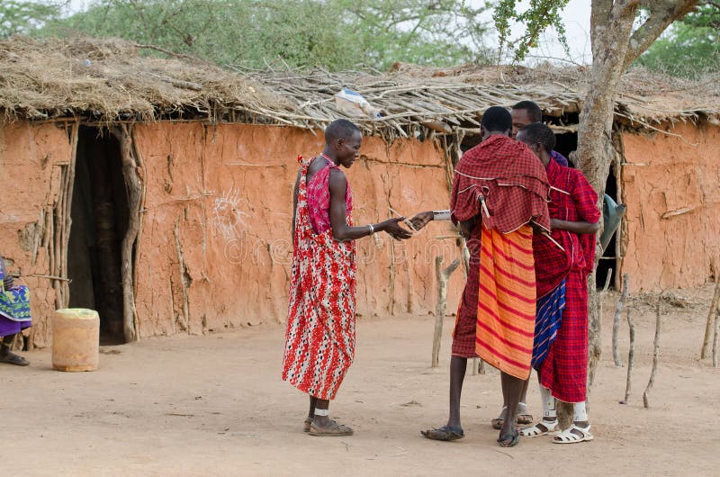 Masai in kenya editorial stock image. Image of decoration - 24273639