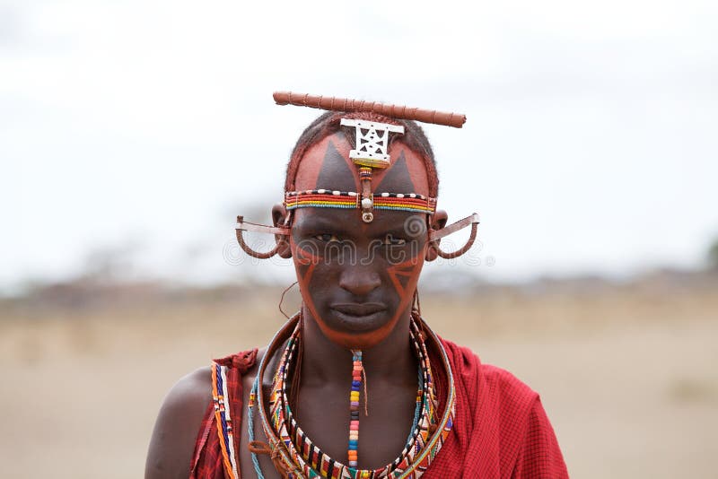 Masai man editorial image. Image of people, pump, wildlife - 21720930