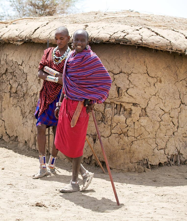 Masai men editorial stock photo. Image of kenya, people - 21981468