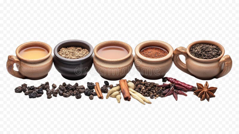Masala Chai Set Tea for Spiced Tea Stock Photo - Illustration of food ...