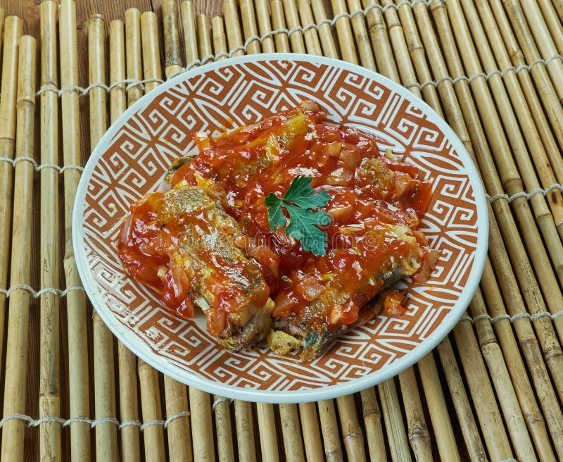 Masala Fish Fry stock photo. Image of sour, kerala, onion - 89387300