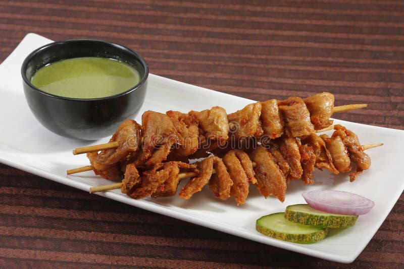 Masala Tawa Chaap or Soya Chaap Masala, Indian Dish Stock Image - Image ...