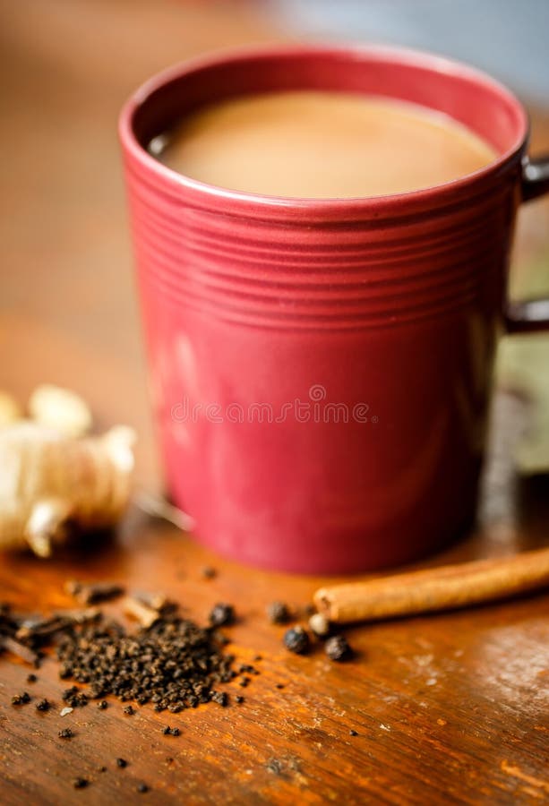 Masala Tea with Spices on the Table Stock Image - Image of ceylon ...