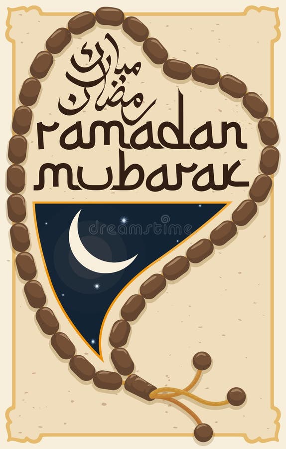 Ram with Scroll and Moon Ready for Eid Al-Adha Festival, Vector ...