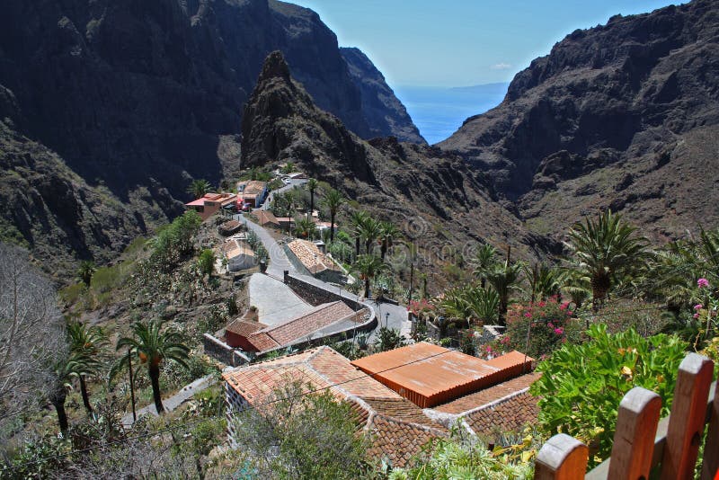 Masca (Tenerife, Canary Islands) Stock Image - Image of volcanic ...