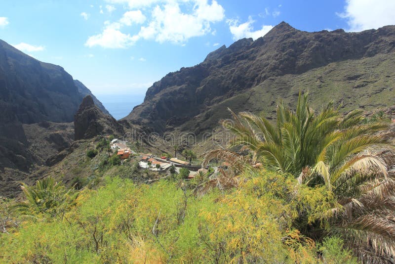 Masca Valley, Tenerife, Spain Stock Photo - Image of nature, mountain ...
