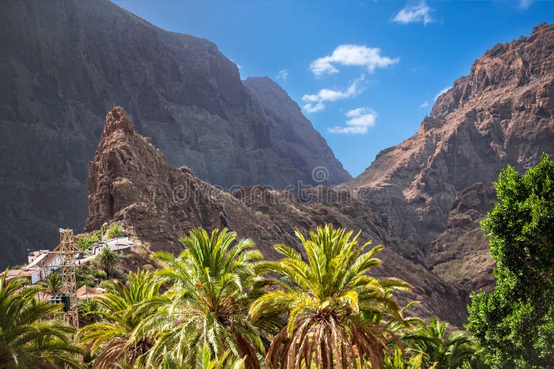 Masca valley stock photo. Image of mountains, spain - 108390520