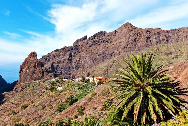 Masca Village in Tenerife stock image. Image of masca - 27987373