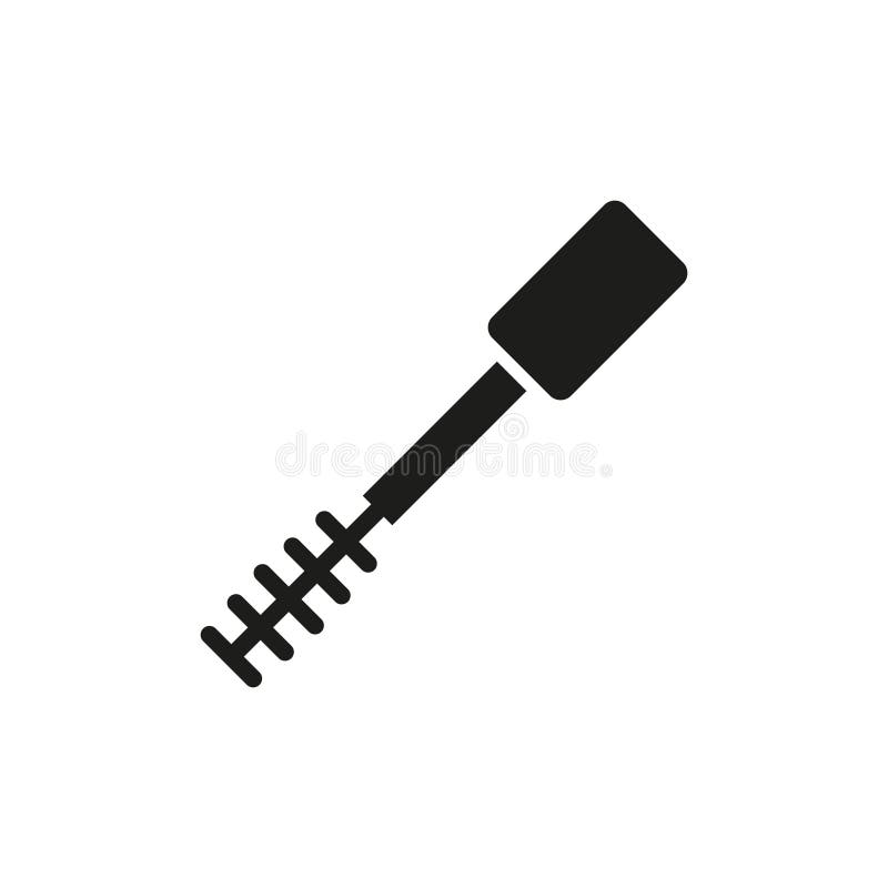 Mascara Beauty Make Up Icon Vector Basic Design Stock Vector - Illustration of cosmetic, icon ...