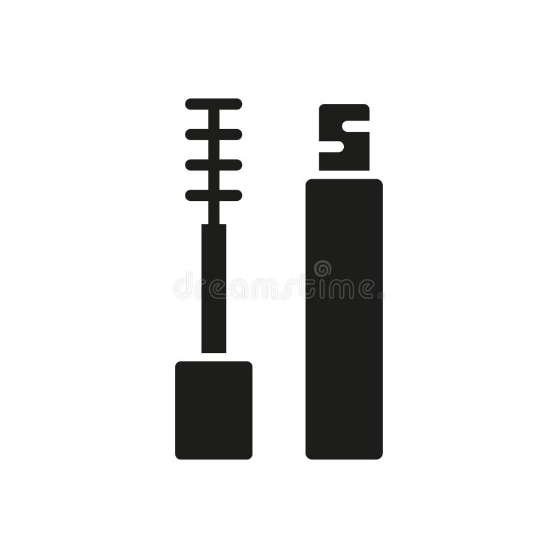 Mascara Beauty Make Up Icon Vector Basic Design Stock Vector ...
