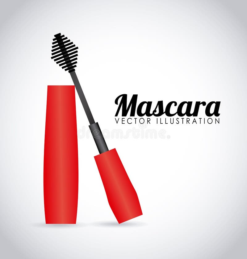 Mascara icon design stock illustration. Illustration of feminine - 48205901
