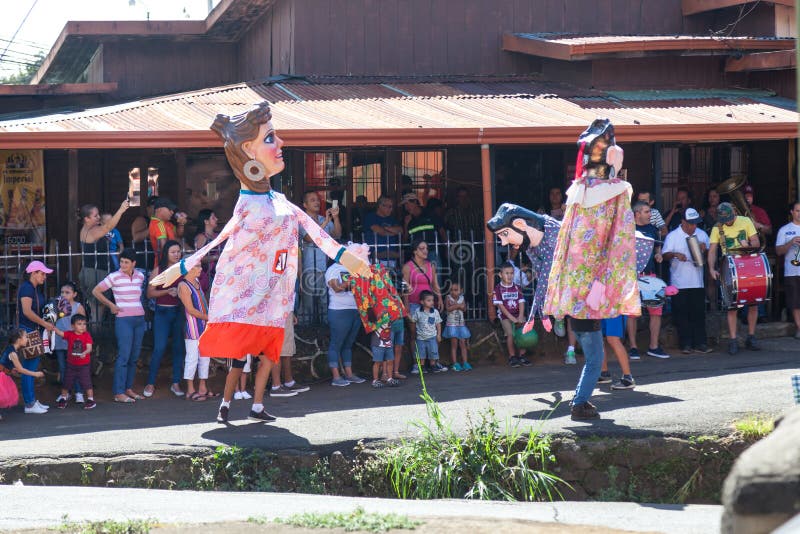 Mascaradas en Costa Rica foto de archivo editorial. Imagen de ...
