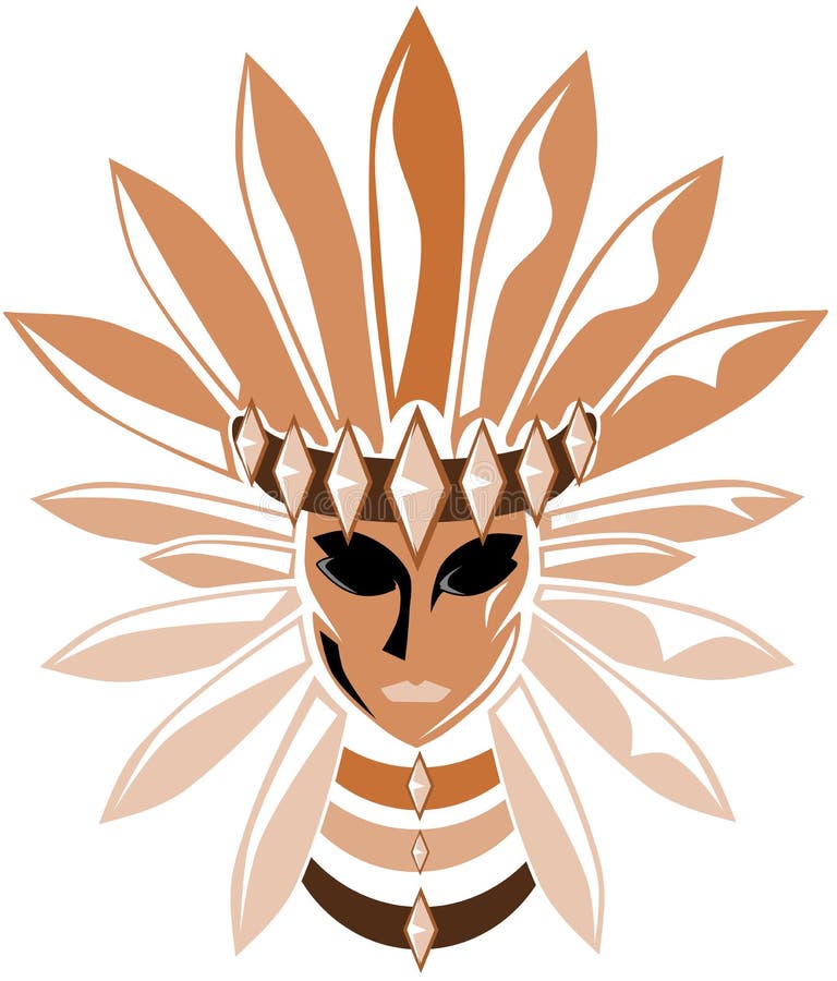 Mascherina rituale fotografia stock. Illustrazione di disegno - 25834168