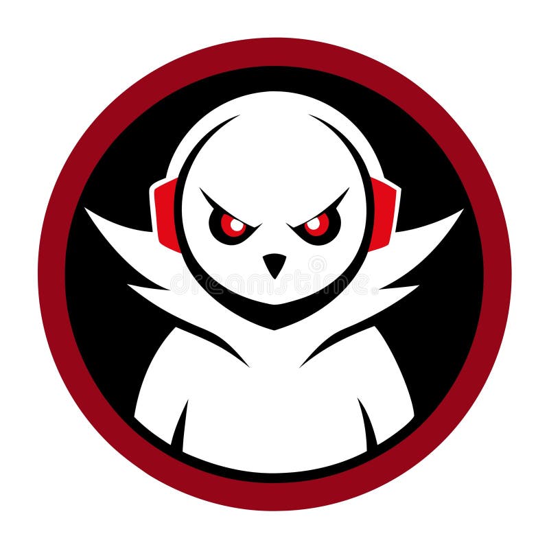 Mascot-in-circle-gaming-logo Stock Vector - Illustration of font ...