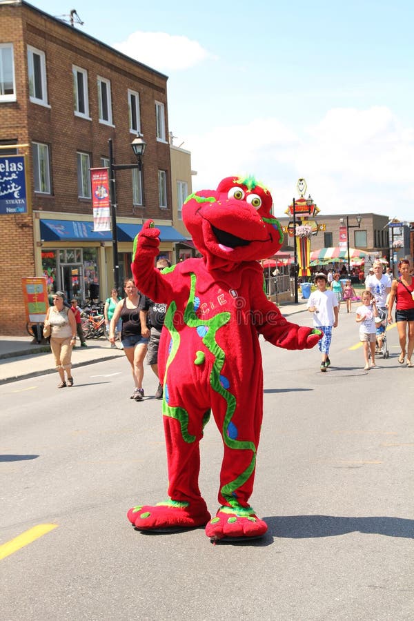 Mascot festival editorial stock photo. Image of publicity - 25893613