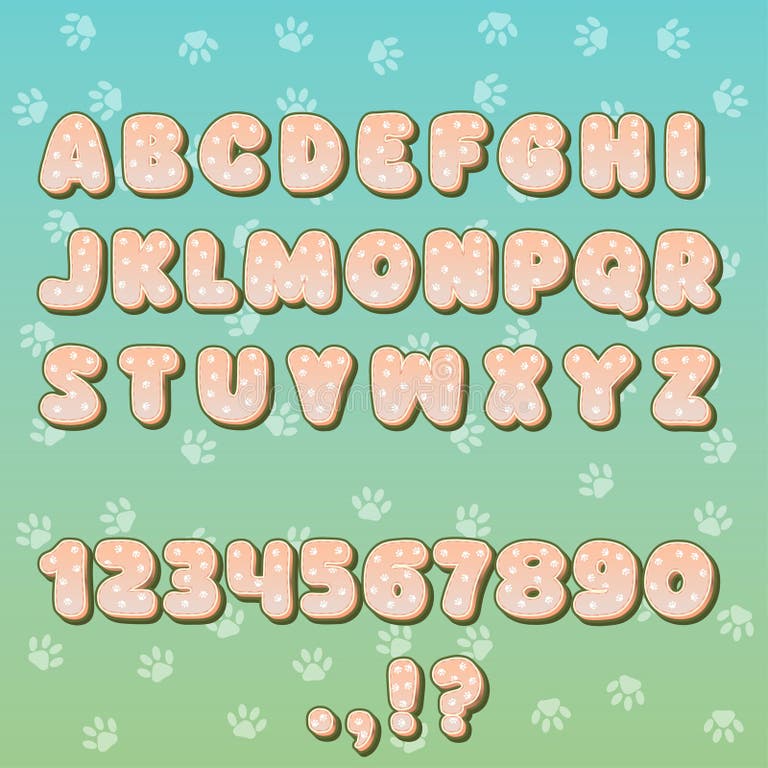 Bold Font Set Stock Illustrations – 49,917 Bold Font Set Stock ...