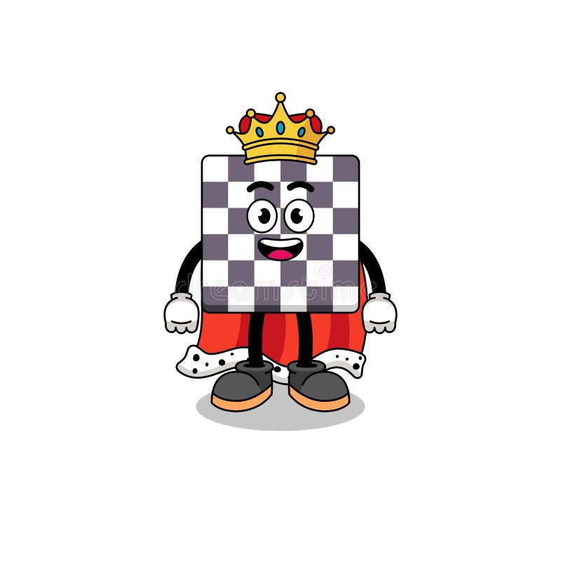 Mascot Illustration of Chessboard King Stock Vector - Illustration of ...