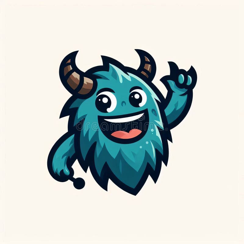 Mascot Logo Design Developing a Unique Character or Creature T Stock ...