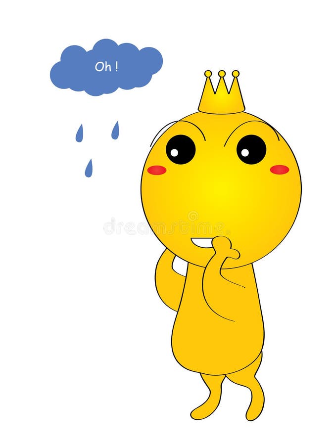 Mascot smiley sorry stock vector. Illustration of damn - 51192255