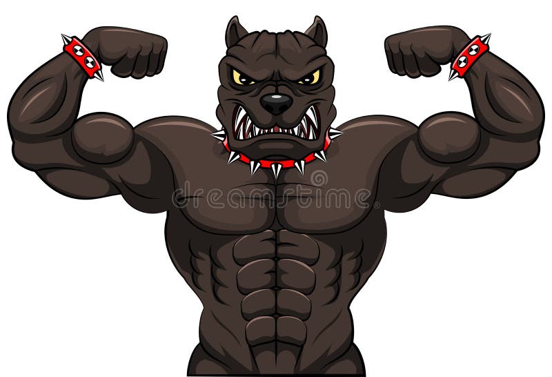 Mascota enojada del perro ilustración del vector. Ilustración de ...