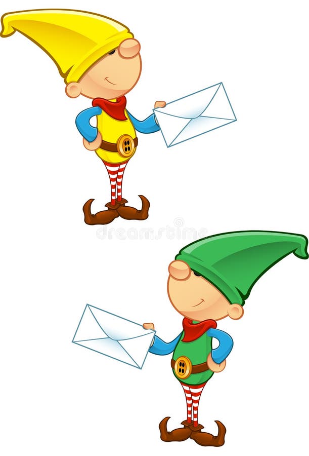 Mascote Do Duende - Letra Da Terra Arrendada Ilustração do Vetor ...