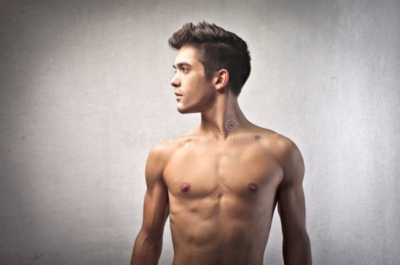 Masculine beauty stock photo. Image of torso, young, portrait - 21739636