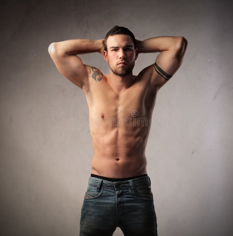 Dude stock image. Image of handsome, hunk, good, model - 26108391