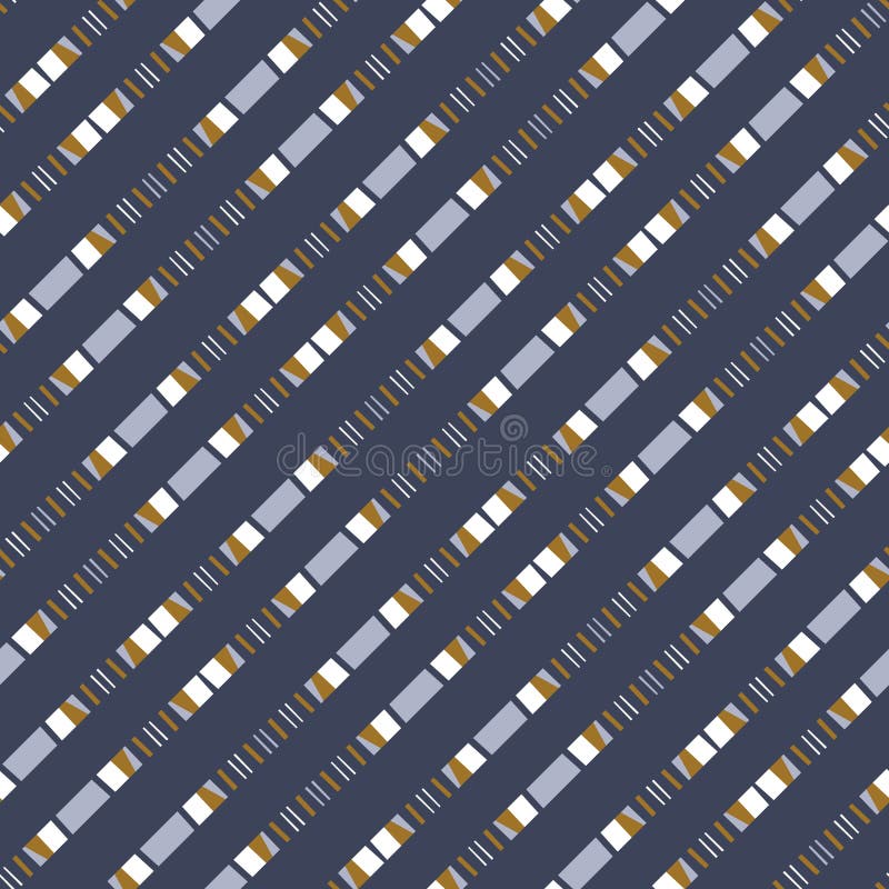 Masculine Broken Stripe Seamless Pattern. Classic Retro Line for ...