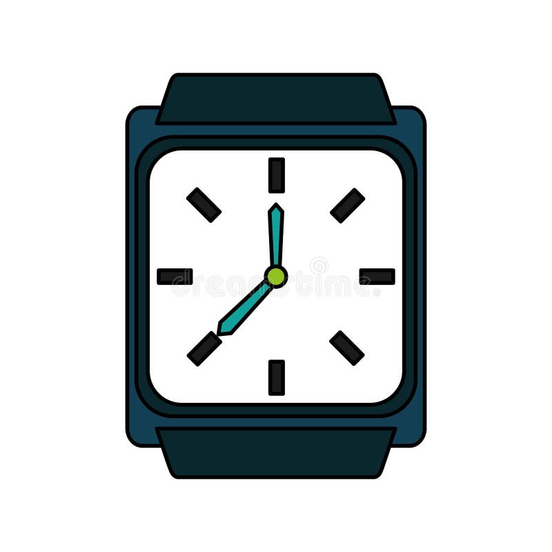 Masculine hand watch icon stock illustration. Illustration of modern ...