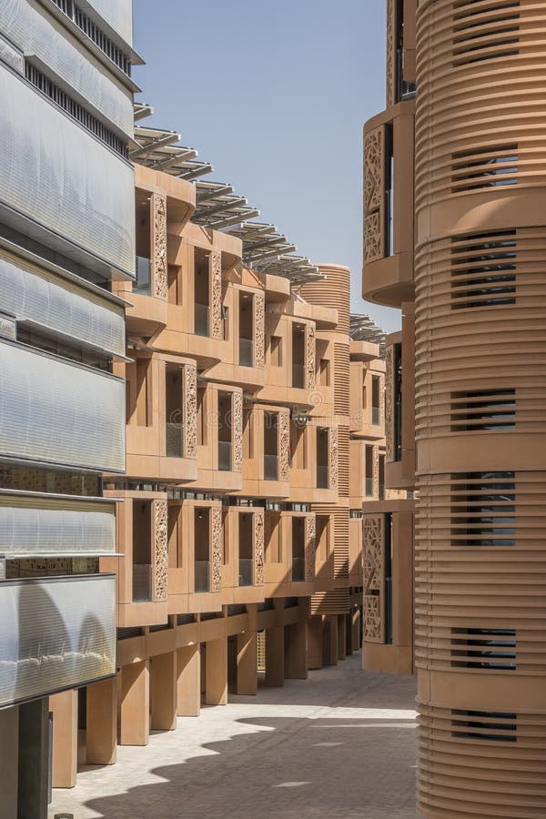 Masdar city editorial photo. Image of front, emirates - 51358706