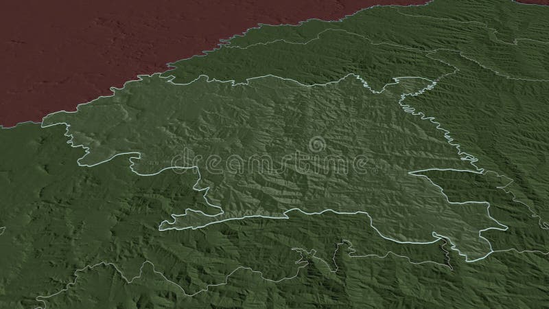 Maseru, Lesotho - Outlined. Administrative Stock Illustration ...