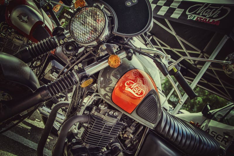 Mash Motorbike Logo and Sign of X-RIDE 650 on Petrol Fuel Tank of New ...