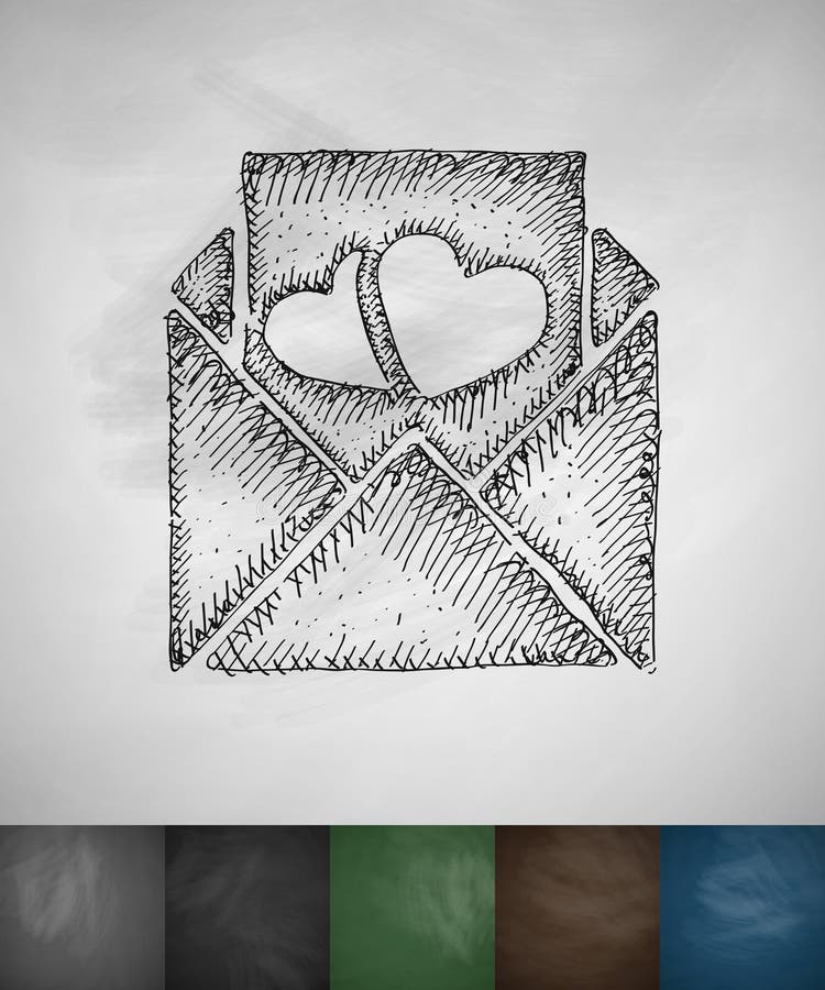 Mash Note Icon. Hand Drawn Vector Illustration Stock Vector ...