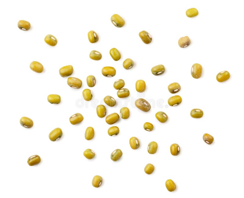 Mash Scattered on a White Background, Isolated. the View from Top Stock ...