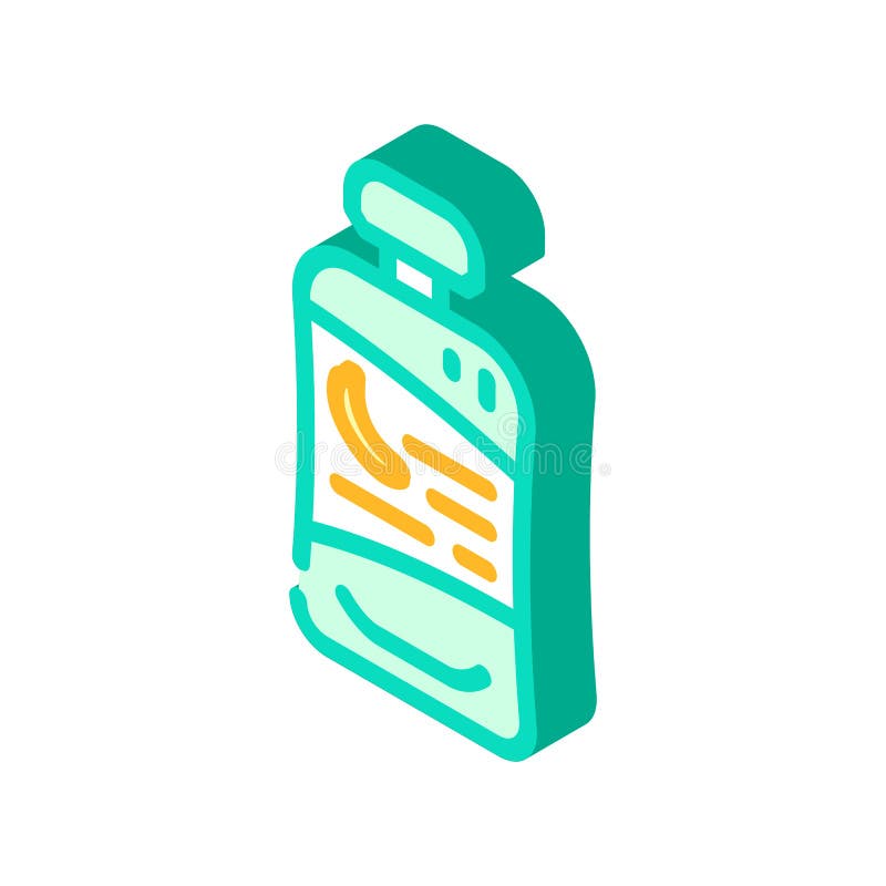 Mashed Banana Isometric Icon Vector Illustration Stock Illustration ...