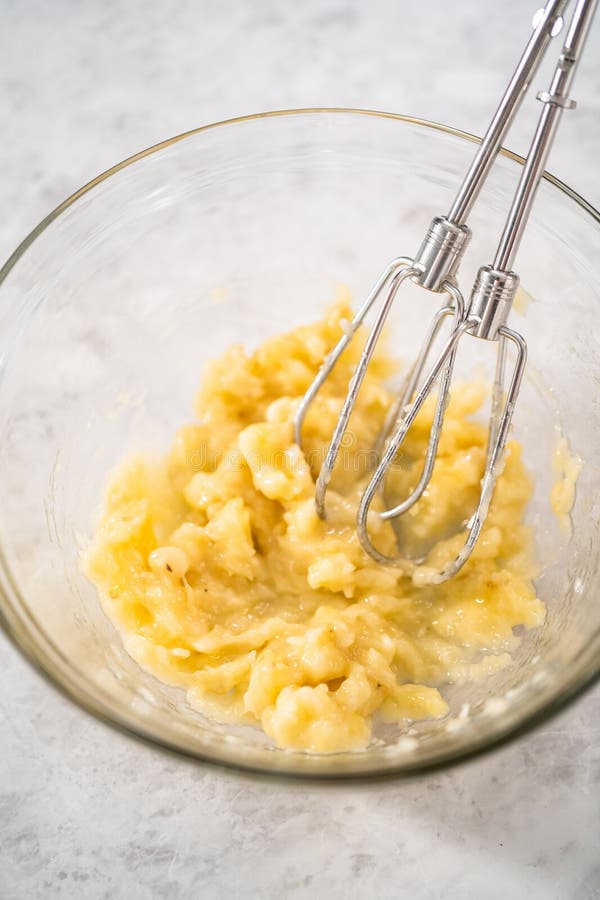 Mashed bananas stock photo. Image of mashing, fresh - 294522238