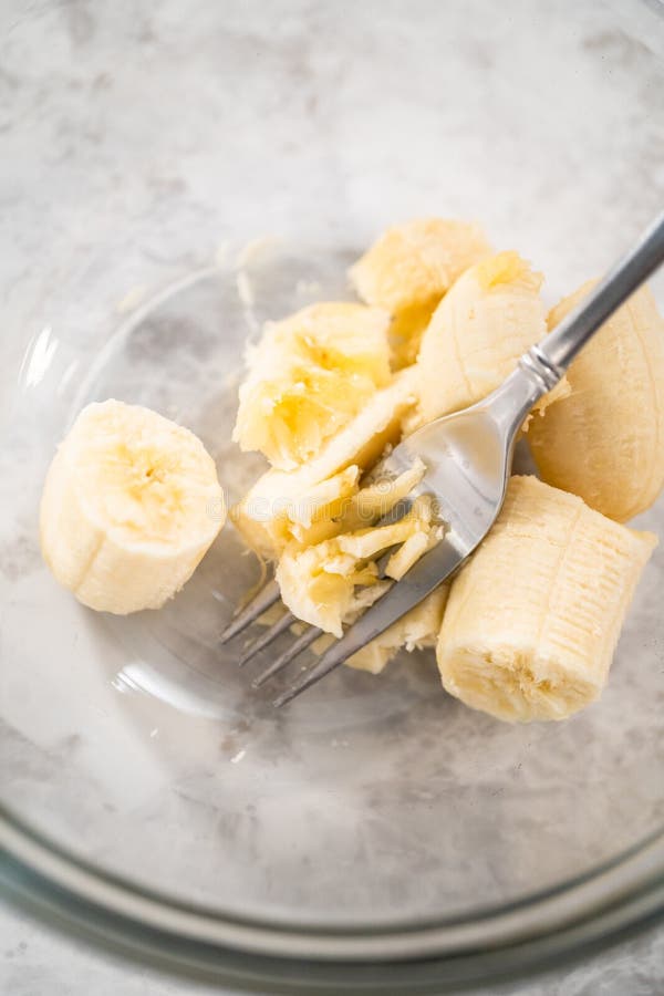 Mashed bananas stock image. Image of bowl, ripe, overhyped - 268862137