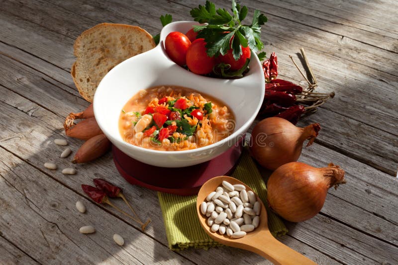 Mashed Beans Soup stock photo. Image of meal, beans, cuisine - 34754894