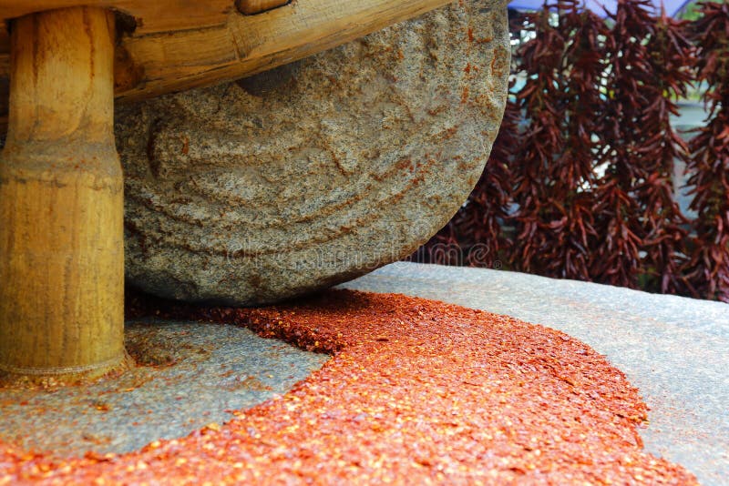 Mashed chili pepper stock photo. Image of cooking, healthy - 122435802