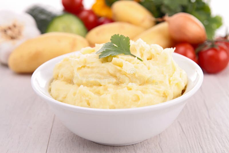 Mashed potato stock image. Image of vegetable, puree - 29197405