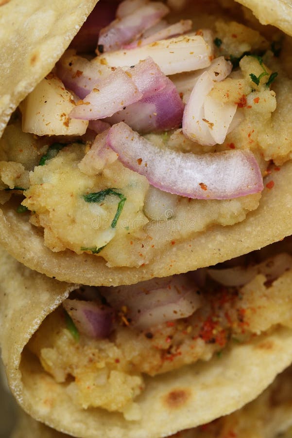 Mashed Potato Wrap stock image. Image of close, pita - 57230667