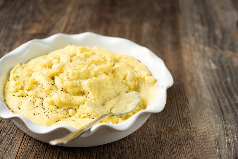 Mashed potatoes stock photo. Image of animal, golden - 140488982