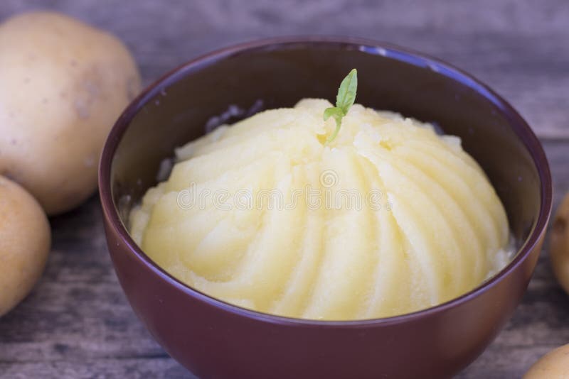 Mashed potatoes stock image. Image of potato, healthy - 117121421