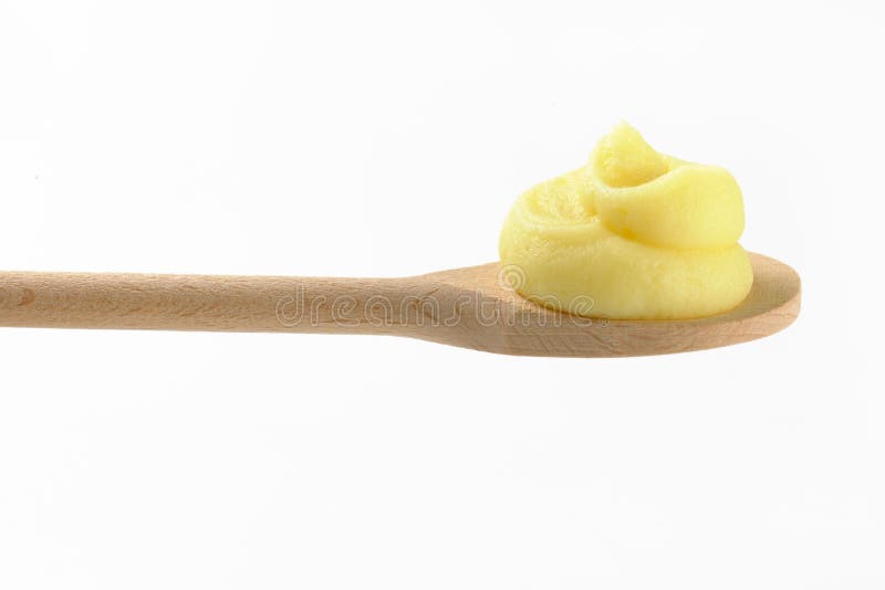 Mashed potatoes on spoon stock image. Image of dish, size - 66774351