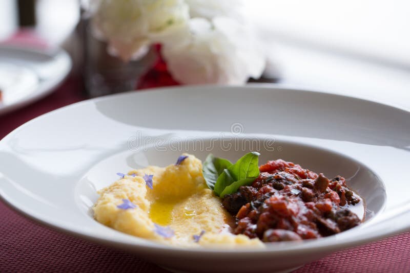 Mashed Vegetables in a Restaurant Stock Photo - Image of meal, health ...