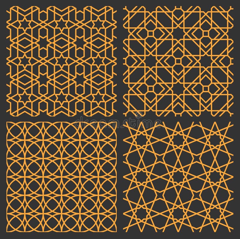 Mashrabiya Arabesque Arabic Window Islamic Pattern Stock Photo - Image ...