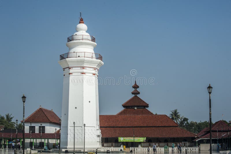 Masjid Agung Banten, Indonesia, West Java Editorial Image - Image of ...